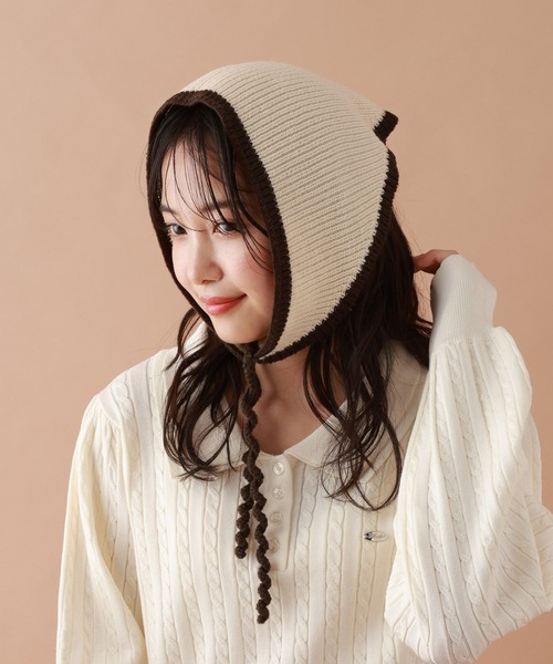 【セール】ニットバブーシュカ[tiny tiny(ティニーティニー)]（キャップ）｜tiny tiny（ティニーティニー）のファッション通販 ...