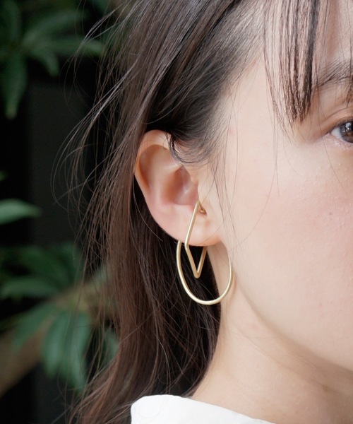 【セール】infini double ear cuff 005 gold / イヤーカフ 片耳（イヤーカフ）｜contra bo nepre（コントラ ボ ネプレ ）のファッション通販 ...