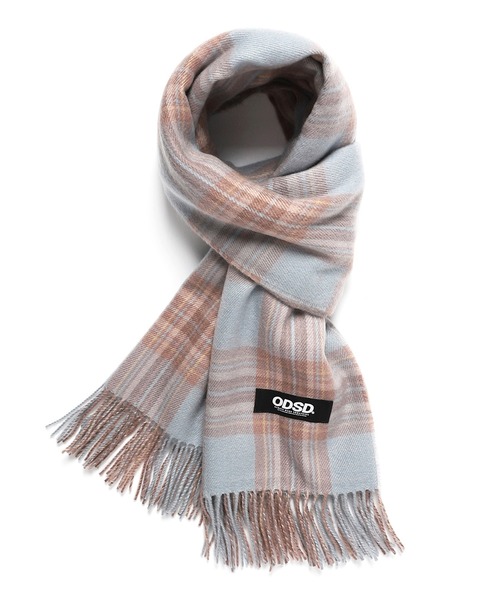 ODD STUDIO（オッドスタジオ）の「ODD STUDIO(オッドスタジオ)/Basic Knit Check Muffler/ベーシック ニット チェック マフラー ストール（マフラー ...