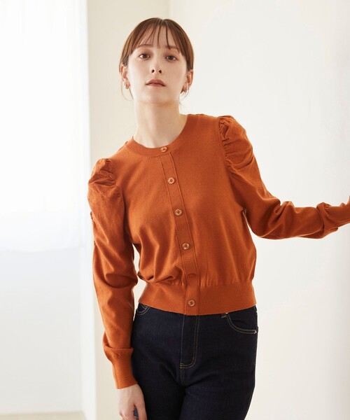 Feroux（フェルゥ）の「【2WAY】ショルダーギャザー ニット（ニット/セーター）」 - WEAR