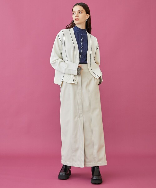 INella（イネラ）の「【INella/イネラ】ステッチワークオーバーニットカーディガン（カーディガン/ボレロ）」 - WEAR