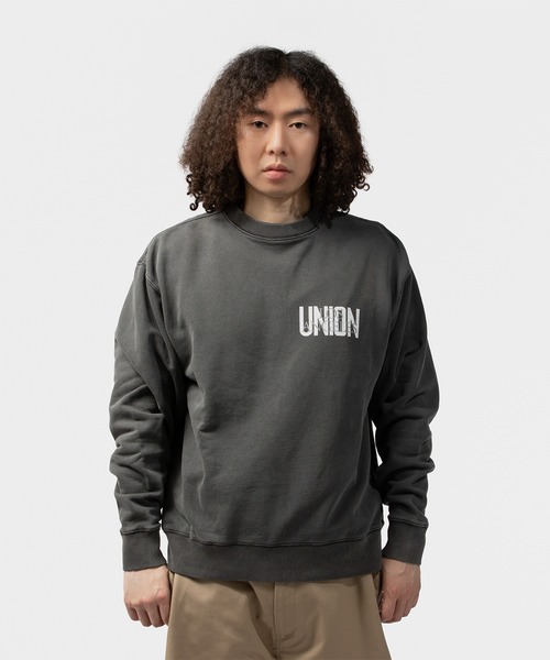 UNION（UNION TOKYO）（ユニオン）の「UNION TOKYO FELLINI CREWNECK ユニオントーキョー（スウェット ...