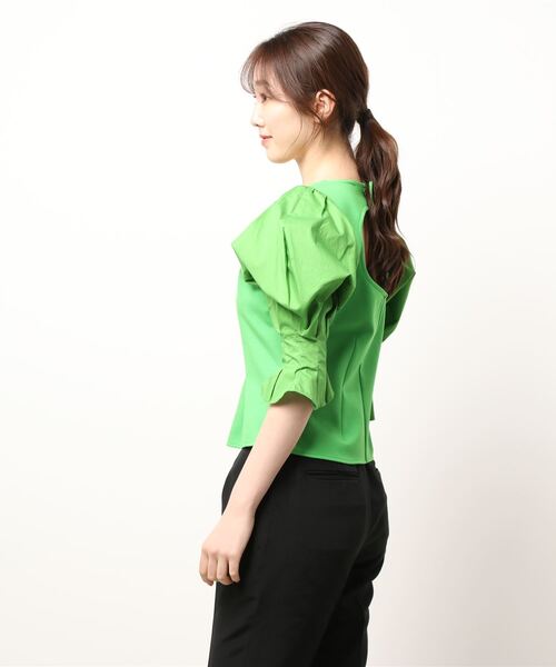 AMERI（アメリ）の「CANDY SLEEVE DOCKING BLOUSE（シャツ/ブラウス）」 - WEAR