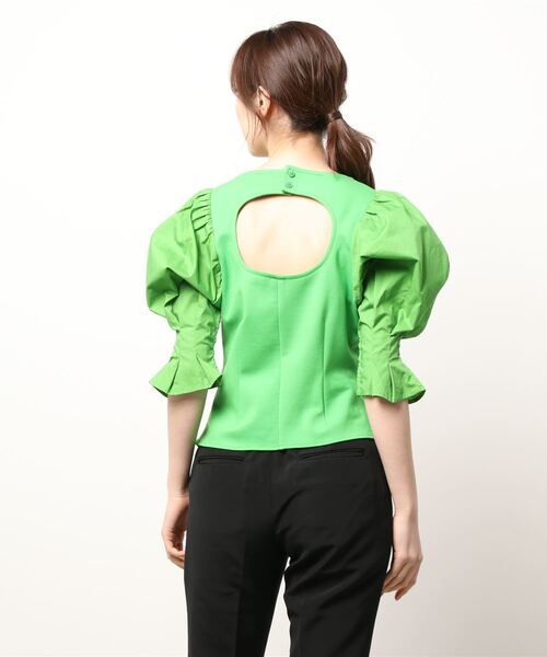 AMERI（アメリ）の「CANDY SLEEVE DOCKING BLOUSE（シャツ/ブラウス）」 - WEAR