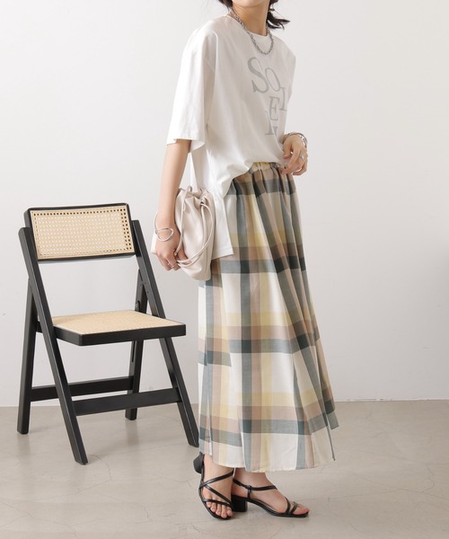 frames RAY CASSIN（フレームスレイカズン）の「ビッグチェックスカート（スカート）」 - WEAR