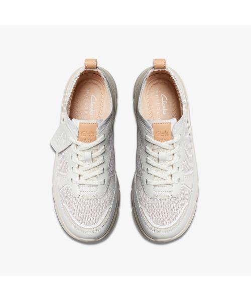 Clarks（クラークス）の「Nature X Cove / ネイチャーXコーブ（オフホワイトコンビ）（スニーカー）」 - WEAR