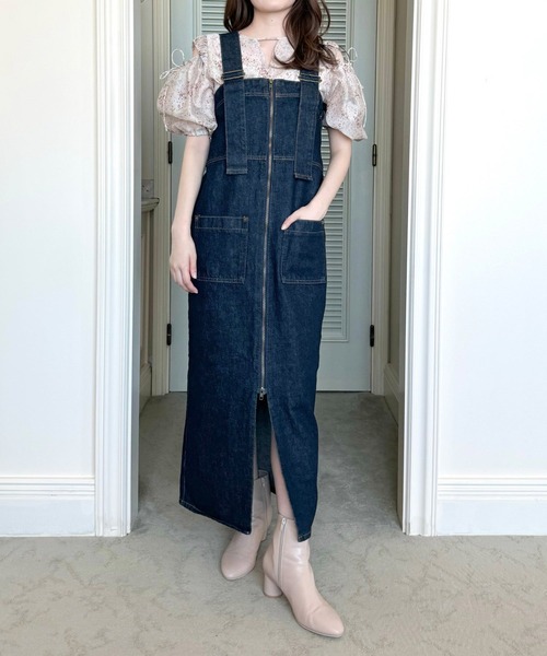 DEICY（デイシー）の「2WAY LACE UP SALOPETTE SKIRT（ワンピース）」 - WEAR