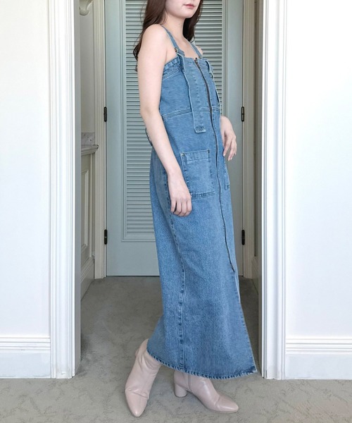 DEICY（デイシー）の「2WAY LACE UP SALOPETTE SKIRT（ワンピース）」 - WEAR