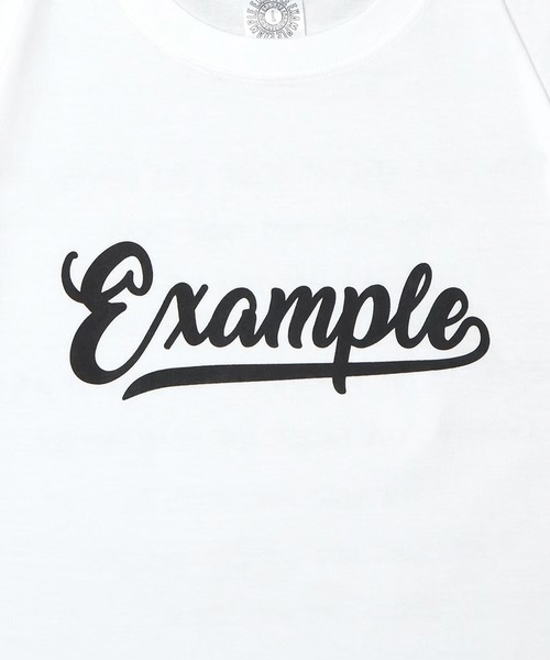 EXAMPLE（エグザンプル）の「EXAMPLE CURSIVE LOGO TEE（Tシャツ/カットソー）」 - WEAR