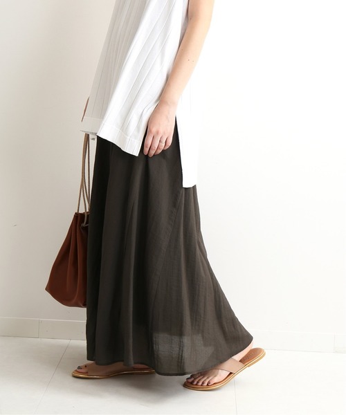 SLOBE IENA（スローブイエナ）の「IPEKERフレアスカート【手洗い可能/ウエストゴム】 （スカート）」 - WEAR