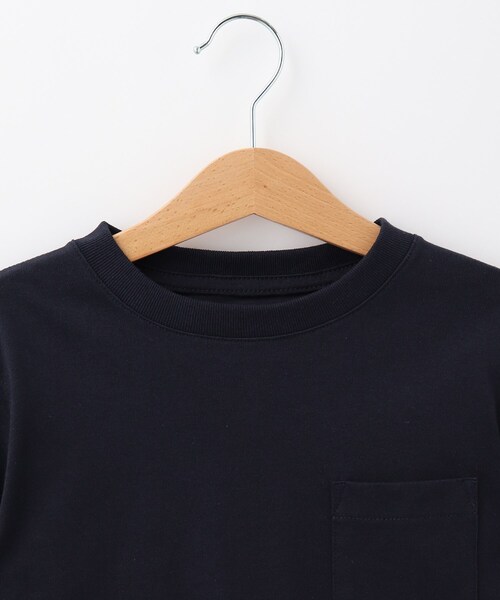 BASECONTROL（ベースコントロール）の「 KIDS 定番空紡糸天竺 長袖スターラインTシャツ（Tシャツ/カットソー）」 - WEAR