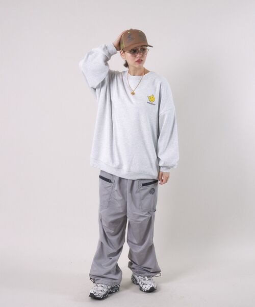 SEQUENZ（シークエンズ）の「【SEQUENZ】 FAV. C/N SWEAT / 発泡プリント クルーネック オーバーサイズ スウェット（スウェット）」 - WEAR