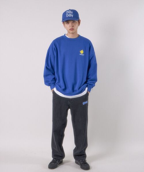 SEQUENZ（シークエンズ）の「【SEQUENZ】 FAV. C/N SWEAT / 発泡プリント クルーネック オーバーサイズ スウェット（スウェット）」 - WEAR