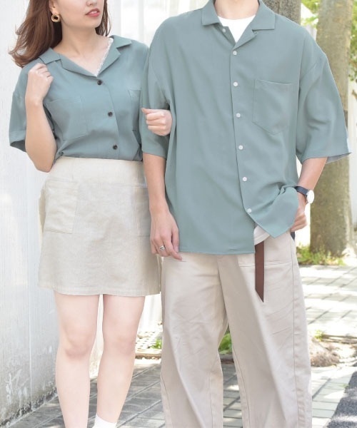 PairPair（ペアペア）の「BIGオープンカラーシャツ（シャツ/ブラウス）」 - WEAR