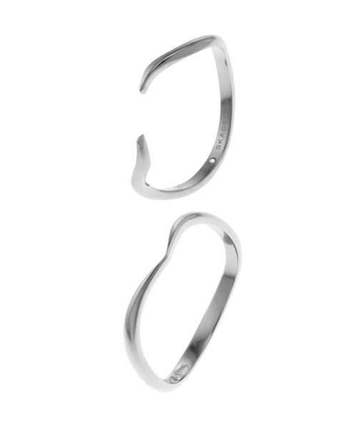 SKAGEN（スカーゲン）の「ESSENTIAL WAVES RING SKJ1794040（リング）」 - WEAR