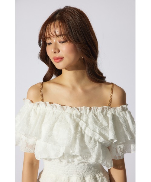 rienda（リエンダ）の「【AKB48 平田侑希さん着用】ツーウェイオフショルワンピース 夏服 半袖（ワンピース）」 - WEAR