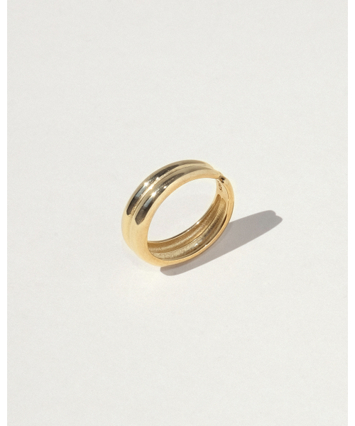Double Loop Ring - Gold (silver925)