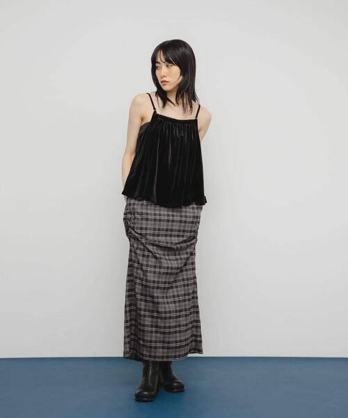 KBF（ケイビーエフ）の「2WAYベロアビスチェ（キャミソール）」 - WEAR