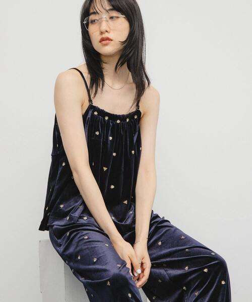 KBF（ケイビーエフ）の「2WAYベロアビスチェ（キャミソール）」 - WEAR