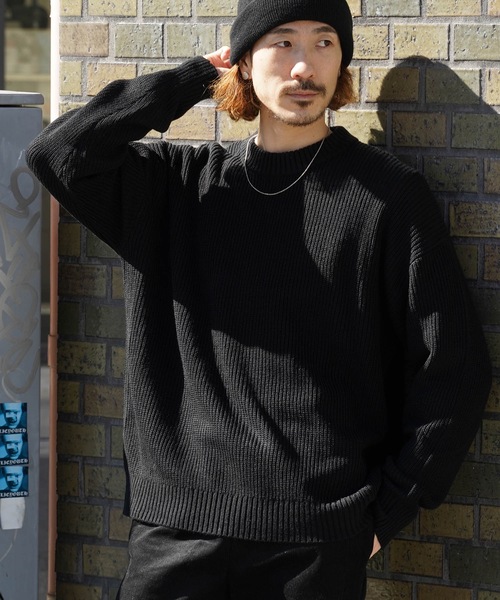 UNIIT（ユニット）の「【UNIIT/ユニット】7G オーバーサイズ ビッグシルエット クルーニット（ニット/セーター）」 - WEAR