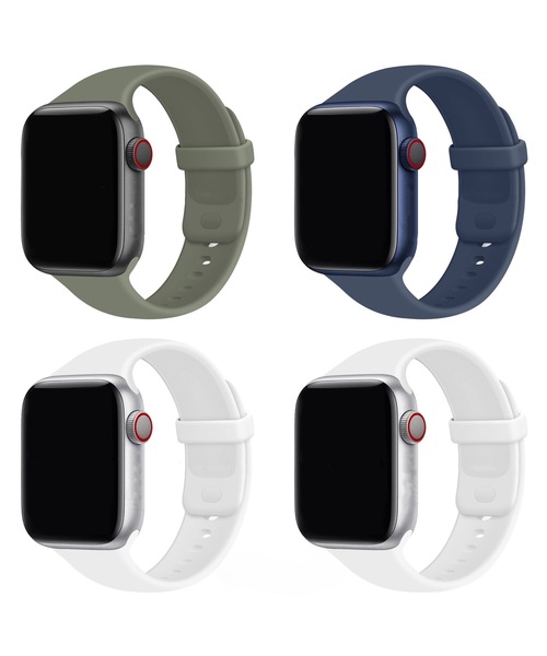 Burner（バーナー）の「【OKUOKU 0909】Apple Watch Band / アップルウォッチ バンド スポーツバンド 4本 ...