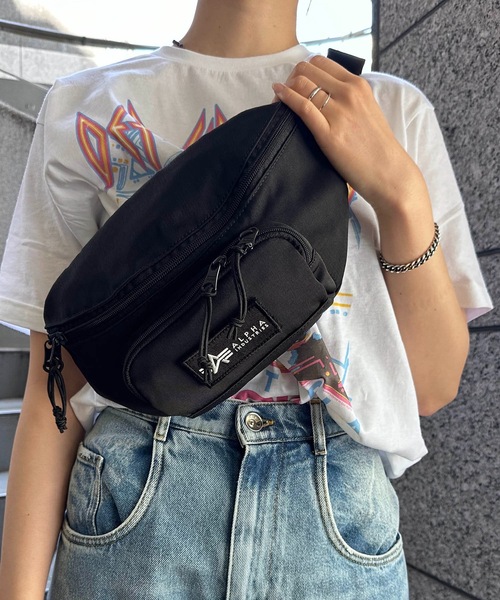 【セール】ALPHA INDUSTRIES アルファインダストリーズ / WAIST BAG / TZ1092（ボディバッグ/ウエストポーチ ...
