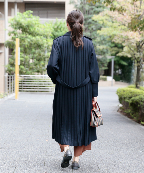 AMERI（アメリ）の「BACK PLEATS TRENCH（トレンチコート）」 - WEAR