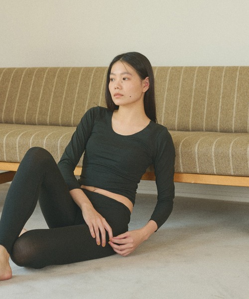 DISCOAT（ディスコート）の「【 RE/LA by DISCOAT 】GUNZE/グンゼ うるおい発熱レギンス（レギンス/スパッツ）」 - WEAR