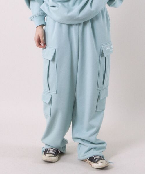 SEQUENZ（シークエンズ）の「【SEQUENZ】 UTILITY POCKET CARGO PANTS / ロゴ 刺繍 カーゴ ポケット スウェット パンツ ドローコード（スウェットパンツ ...