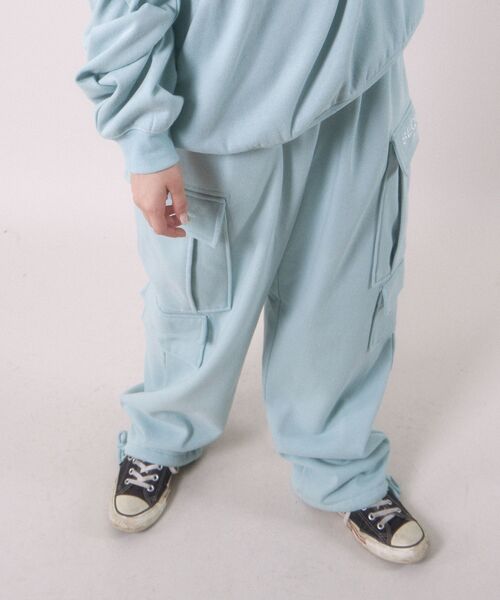 SEQUENZ（シークエンズ）の「【SEQUENZ】 UTILITY POCKET CARGO PANTS / ロゴ 刺繍 カーゴ ポケット スウェット パンツ ドローコード（スウェットパンツ ...