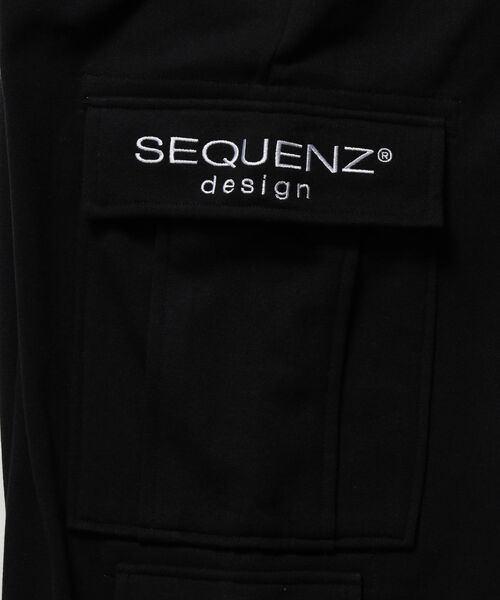 SEQUENZ（シークエンズ）の「【SEQUENZ】 UTILITY POCKET CARGO PANTS / ロゴ 刺繍 カーゴ ポケット スウェット パンツ ドローコード（スウェットパンツ ...