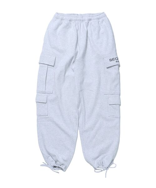 SEQUENZ（シークエンズ）の「【SEQUENZ】 UTILITY POCKET CARGO PANTS / ロゴ 刺繍 カーゴ ポケット スウェット パンツ ドローコード（スウェットパンツ ...