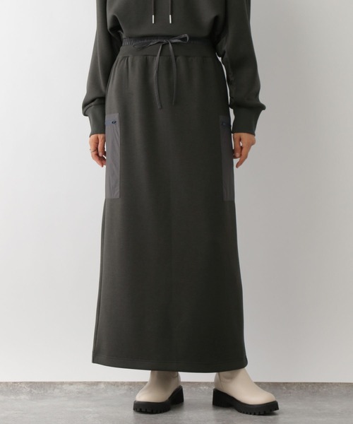 LEPSIM（レプシィム）の「Wウエスト異素材スカート 134266（スカート）」 - WEAR