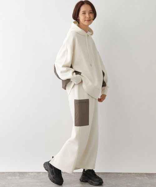 LEPSIM（レプシィム）の「Wウエスト異素材スカート 134266（スカート）」 - WEAR