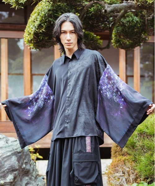 REZEN（リゼン）の「枝垂桜和袖シャツ（シャツ/ブラウス）」 - WEAR