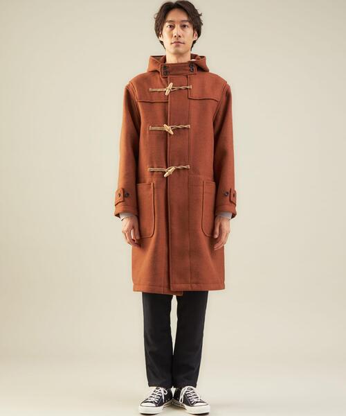 green label relaxing（グリーンレーベルリラクシング）の「＜GLR/ lab＞ポリエステルレーヨン ダッフルコート（ダッフル ...