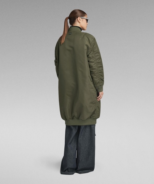 G-STAR RAW（ジースターロゥ）の「【UNISEX】Long Bomber Jacket/MA1ディテールロングボンバーブルゾン（ブルゾン）」 - WEAR