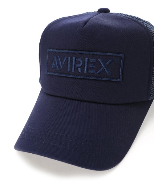 AVIREX（アヴィレックス）の「AVIREX LOGO PATCH MESH CAP（キャップ）」 - WEAR