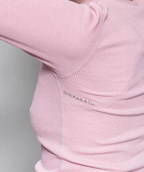 6（ロク）の「＜OVERNEATH × 6(ROKU)＞RIB LONG SLEEVE T-SHIRT/Tシャツ Ψ（Tシャツ/カットソー ...