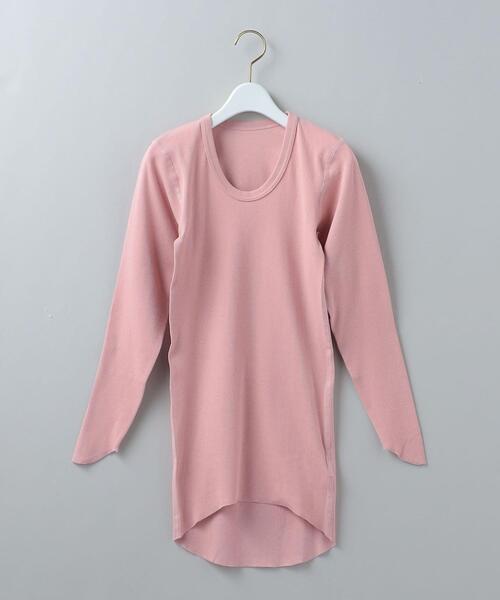 6（ロク）の「＜OVERNEATH × 6(ROKU)＞RIB LONG SLEEVE T-SHIRT/Tシャツ Ψ（Tシャツ/カットソー ...