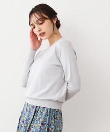 ハイゲージ】大判刺繍ニット（ニット/セーター）｜LAURA ASHLEY