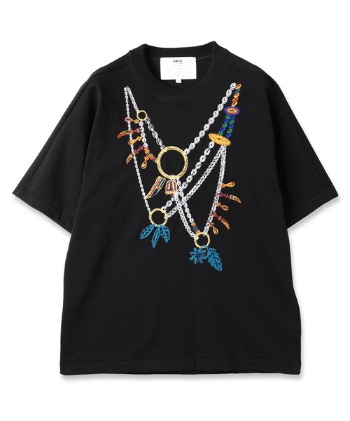amok（アモク）の「AMULET EMBROIDERY TEE（Tシャツ/カットソー）」 - WEAR
