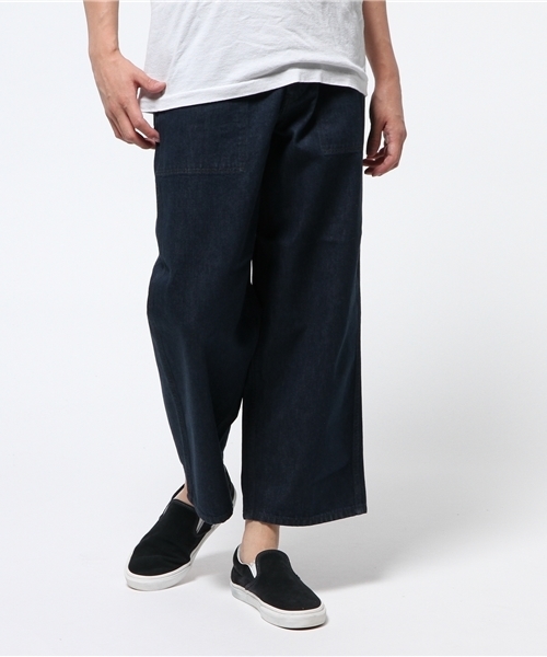 Lee（リー）の「LEE リー / ワイドシルエット デニム ベイカーパンツ BIG FIT BAKER LM4166（デニムパンツ）」 - WEAR