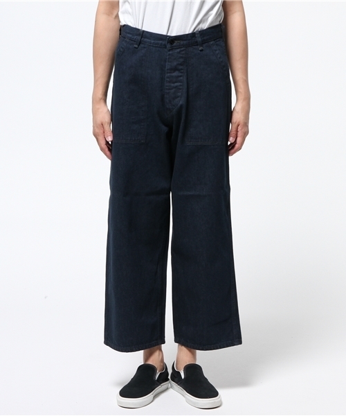 Lee（リー）の「LEE リー / ワイドシルエット デニム ベイカーパンツ BIG FIT BAKER LM4166（デニムパンツ）」 - WEAR