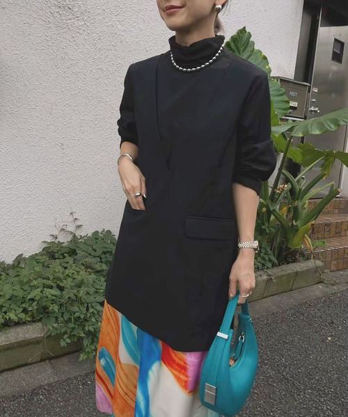 Ameri（アメリ）の「TUNIC TAILORED TOP（シャツ/ブラウス）」 - WEAR