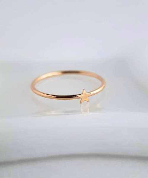 CERCA（チェルカ）の「SARINOHANA/14kgfシンプルゴールドリング（リング）」 - WEAR