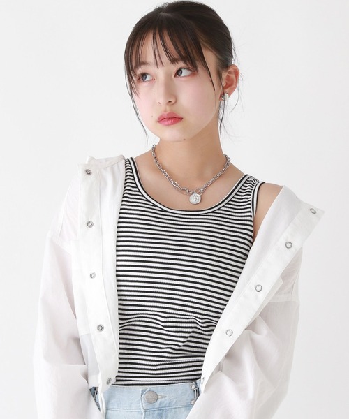 repipi armario（レピピ アルマリオ）の「ベーシックリブタンクトップ（タンクトップ）」 - WEAR