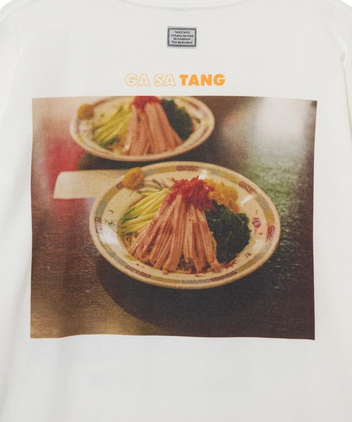 TANGTANG（タンタン）の「TANG TANG GASATANG HAM&CO.LDNOODLE（Tシャツ/カットソー）」 - WEAR