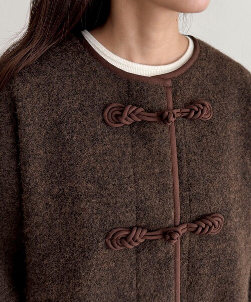 セール】圧縮ニットチャイナコート（その他アウター）｜fredy emue