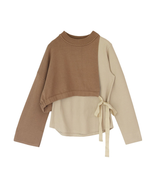 AMERI（アメリ）の「THERMAL COMBI KNIT（Tシャツ/カットソー）」 - WEAR